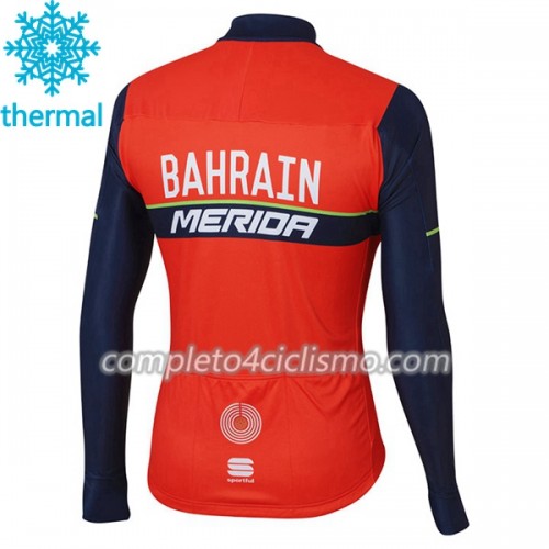 Maglia 2017 Bahrain-Merida N001 Winter Invernale